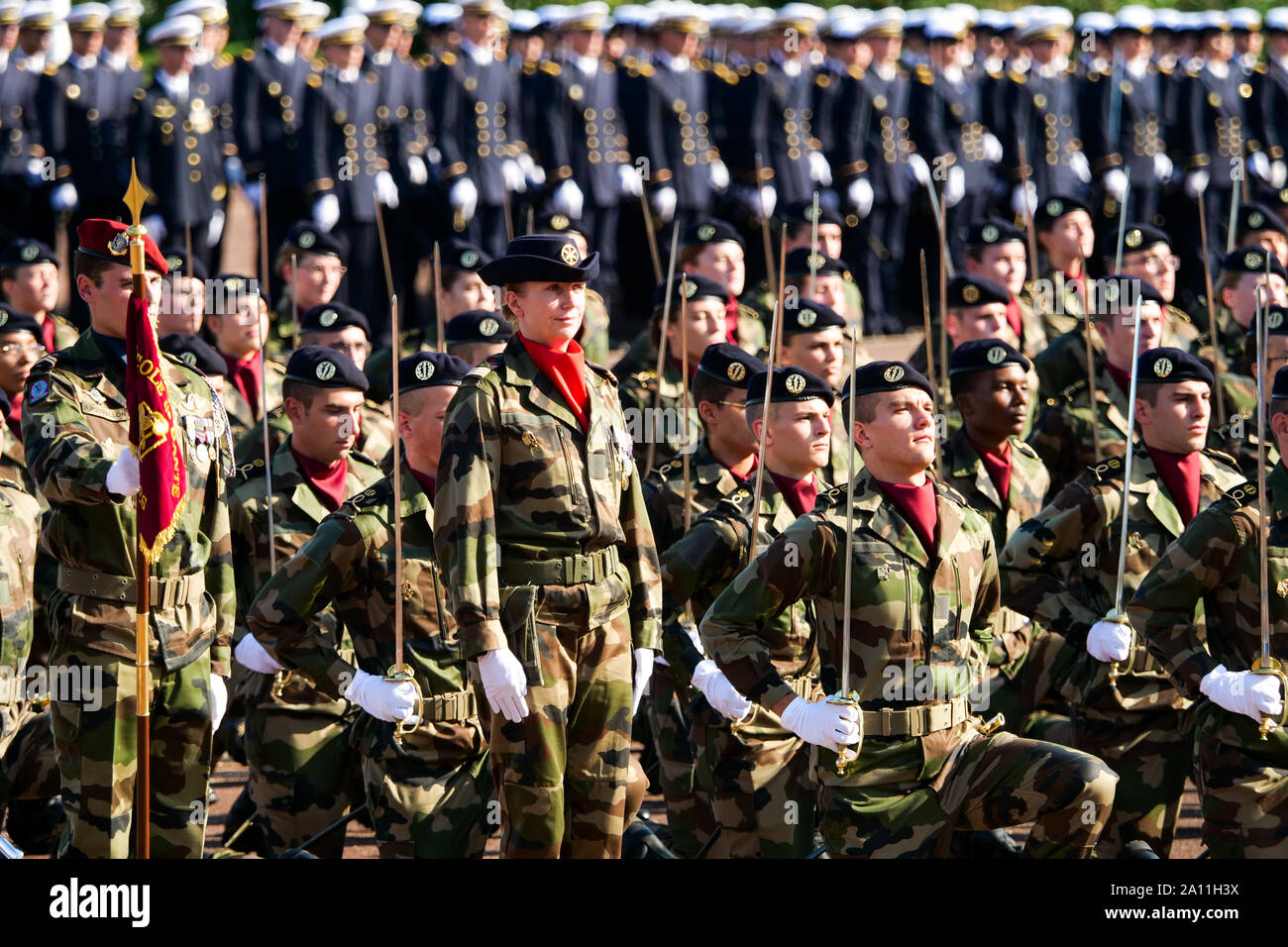 Official welcome ceremony for new students at French National Military ...