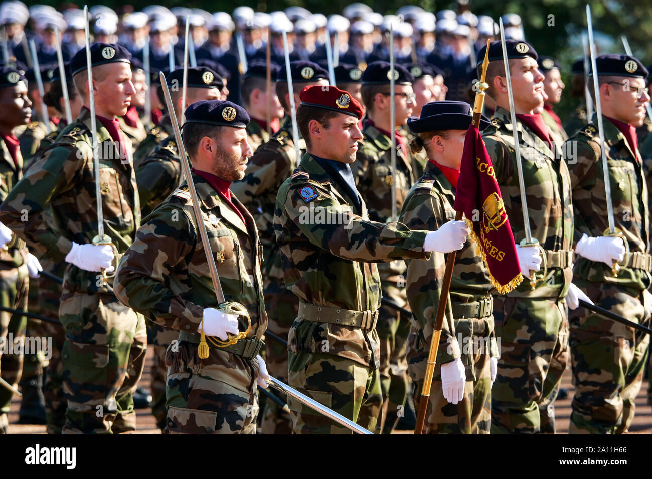 Official welcome ceremony for new students at French National Military ...