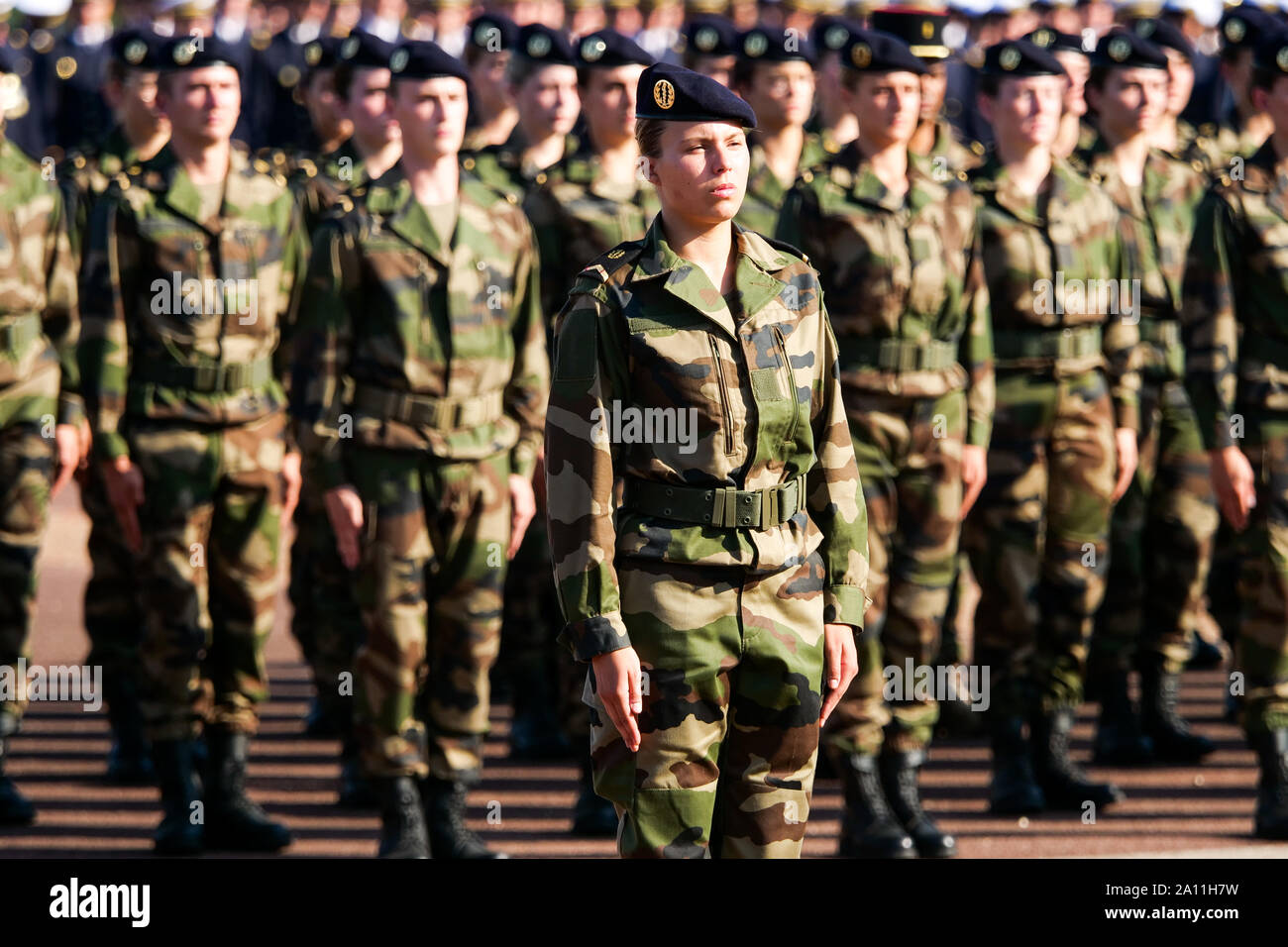 Official welcome ceremony for new students at French National Military ...