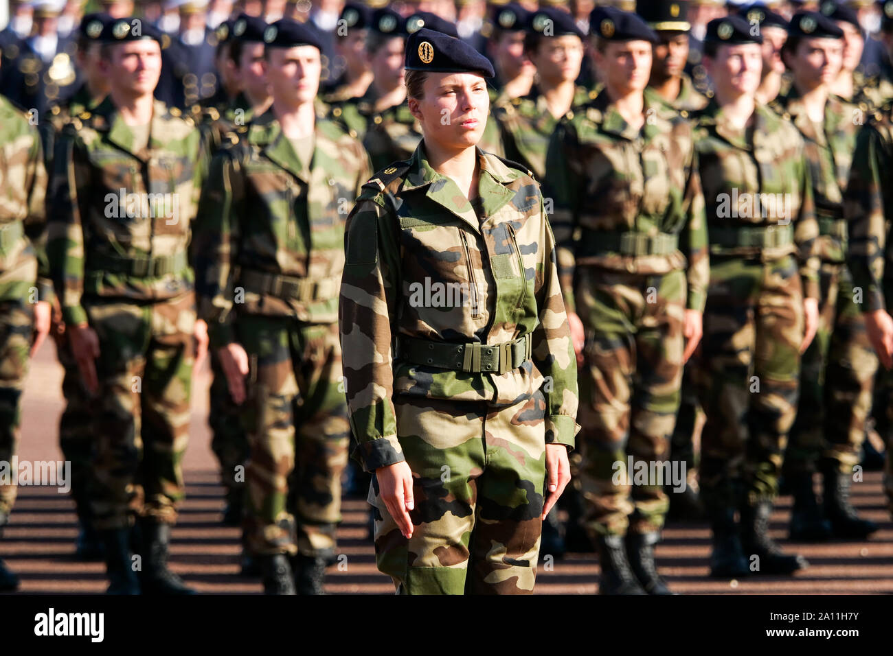 Official welcome ceremony for new students at French National Military ...
