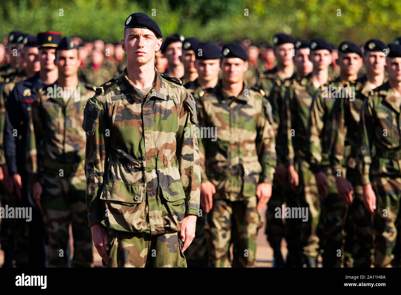 Official welcome ceremony for new students at French National Military ...