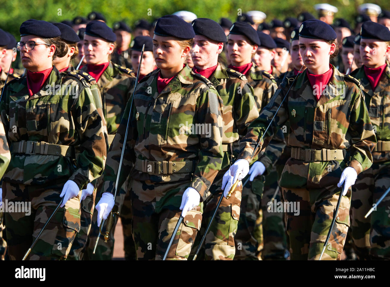 Official welcome ceremony for new students at French National Military ...