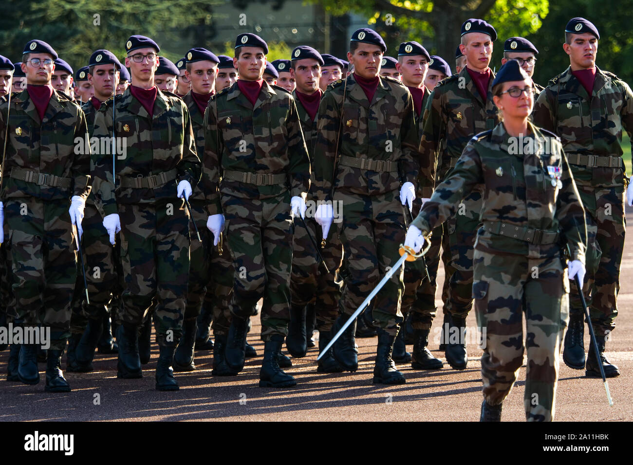Official welcome ceremony for new students at French National Military ...