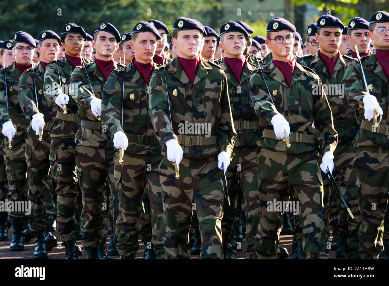 Official welcome ceremony for new students at French National Military ...