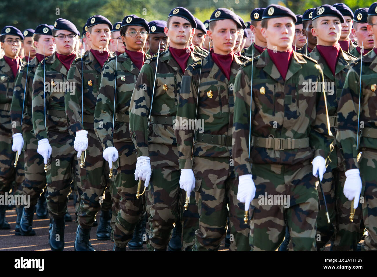 Official welcome ceremony for new students at French National Military ...