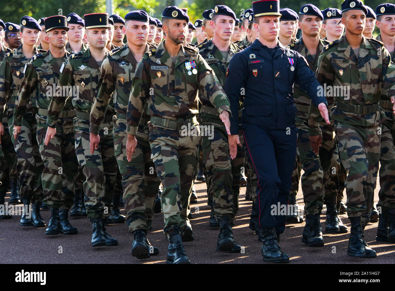 Official welcome ceremony for new students at French National Military ...