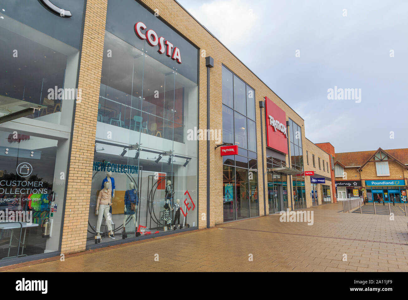 huntingdon town centre, cambridgeshire, england, uk, gb Stock Photo - Alamy