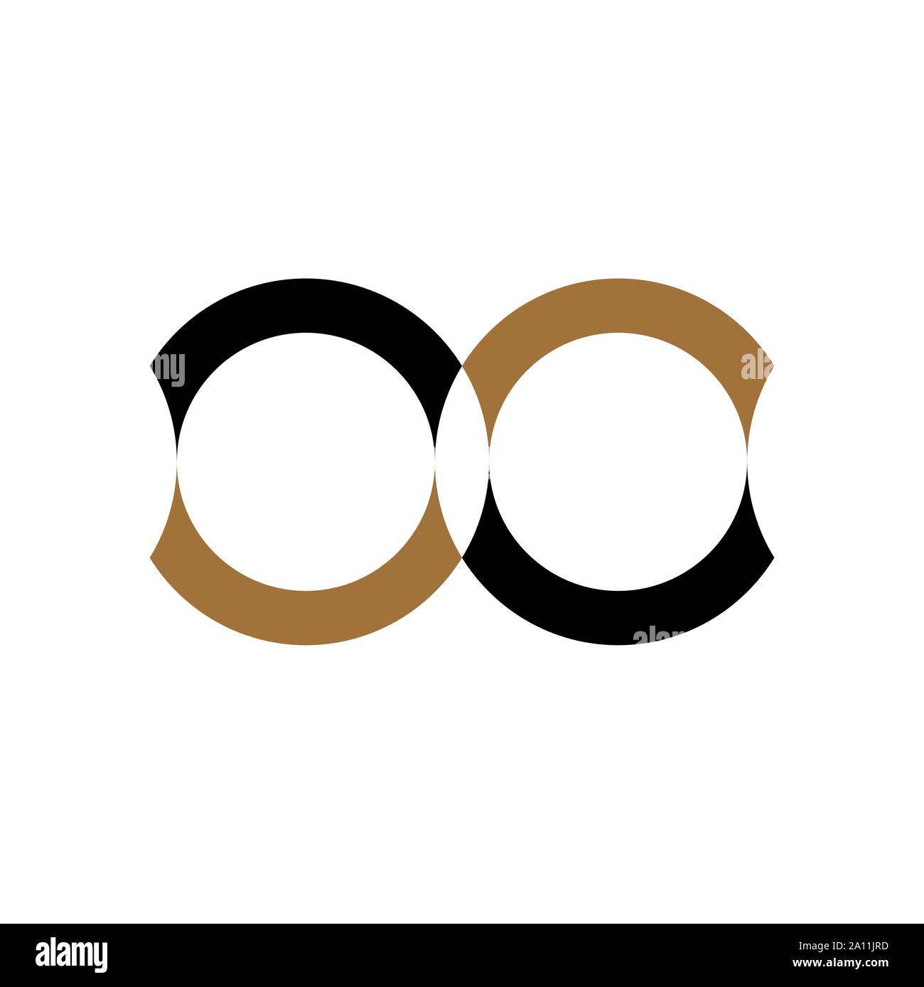 Infinity vector logo symbol on white background Stock Vector Image ...