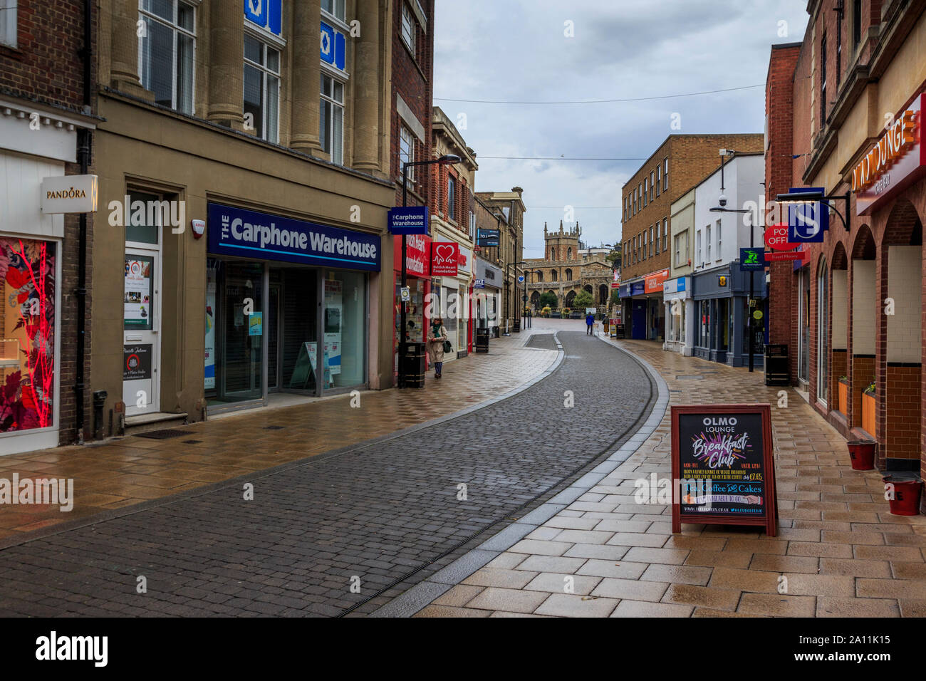 huntingdon town centre, cambridgeshire, england, uk, gb Stock Photo - Alamy