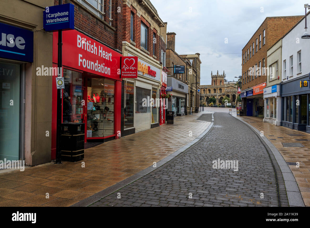 huntingdon town centre, cambridgeshire, england, uk, gb Stock Photo - Alamy