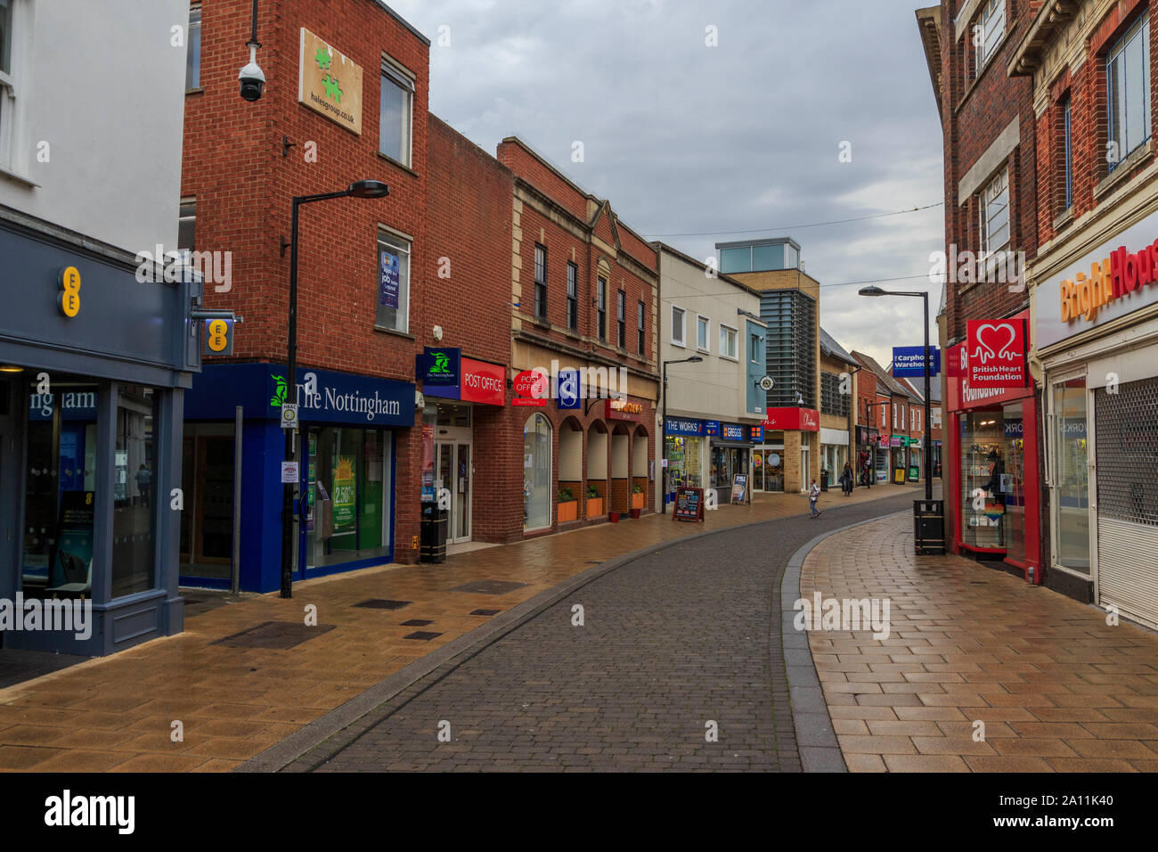 huntingdon town centre, cambridgeshire, england, uk, gb Stock Photo - Alamy