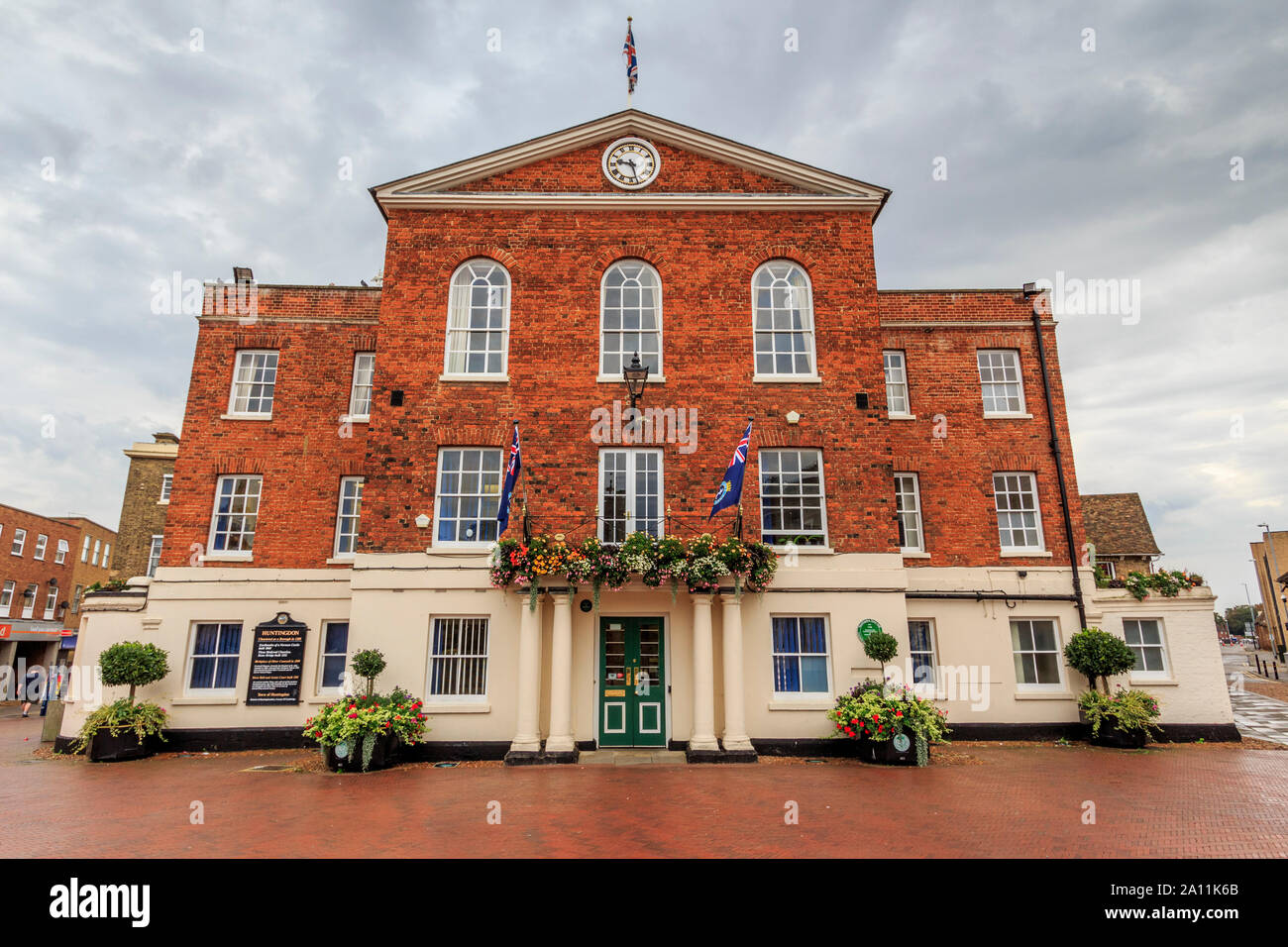 All saints hall and cottages hi-res stock photography and images - Alamy