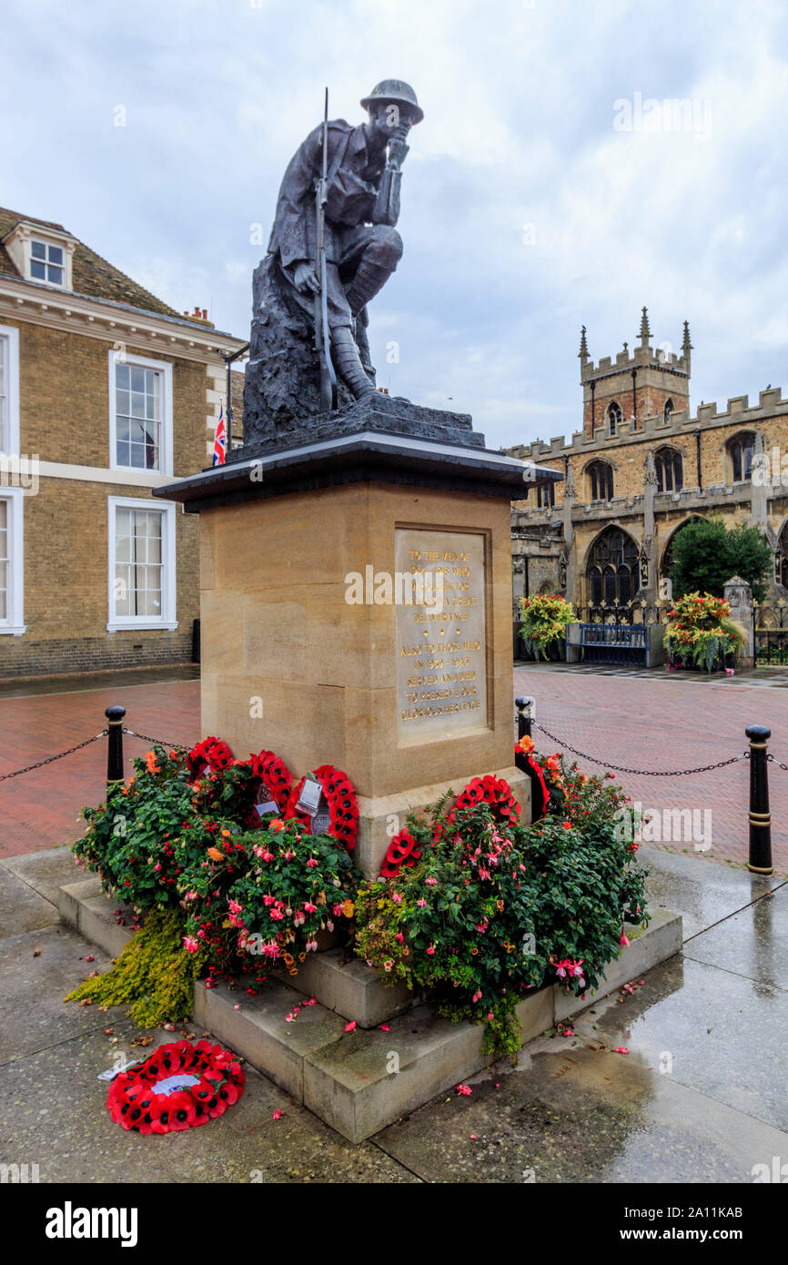 huntingdon town centre, cambridgeshire, england, uk, gb Stock Photo - Alamy