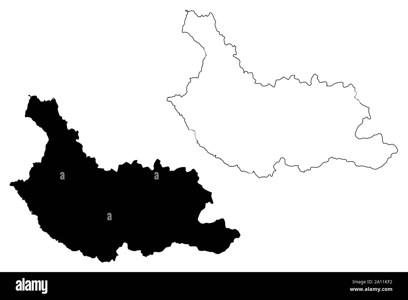 Kyustendil Province (Republic of Bulgaria, Provinces of Bulgaria) map ...