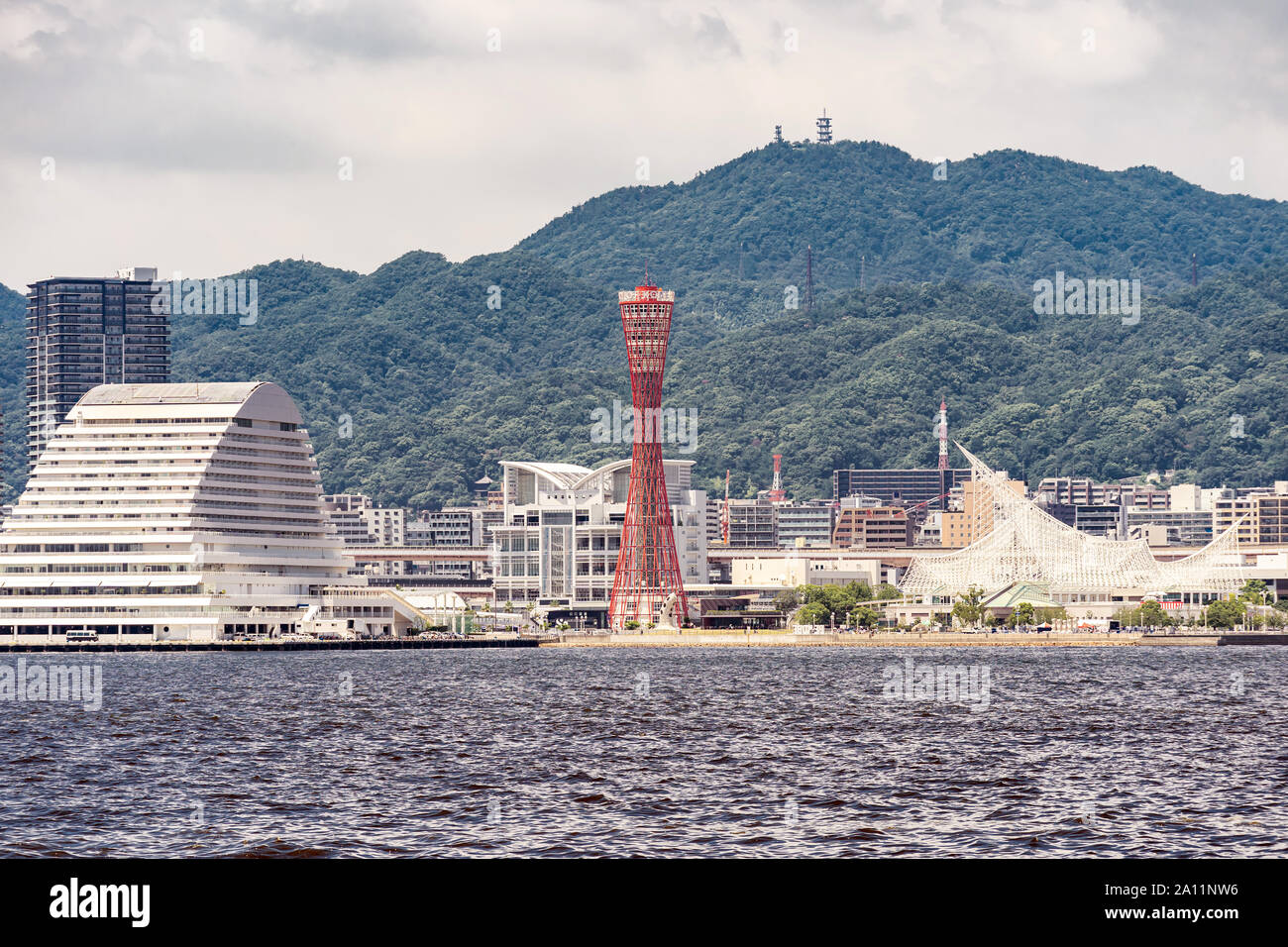 Kobe Port Tower in Kobe downtown Hyogo Kansai Japan Stock Photo - Alamy