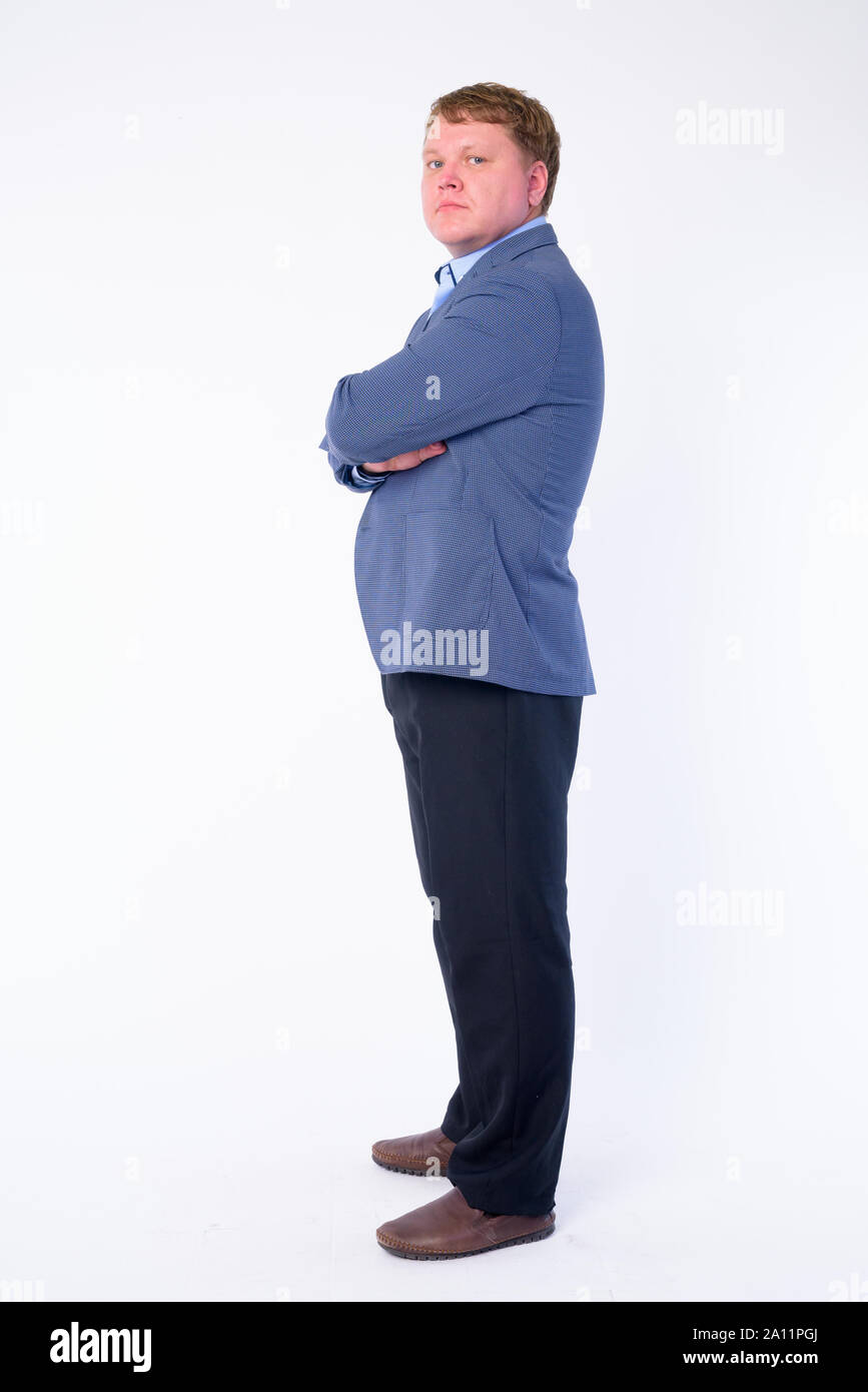 Overweight Man Full Body