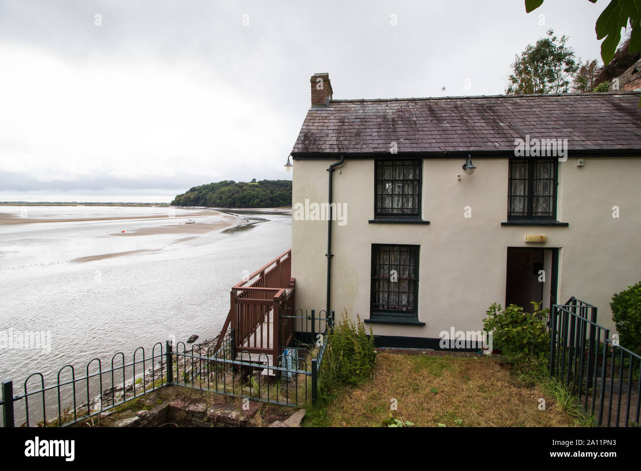 The house in the estuary of Laugharne where Dylan Thomas wrote poetry ...