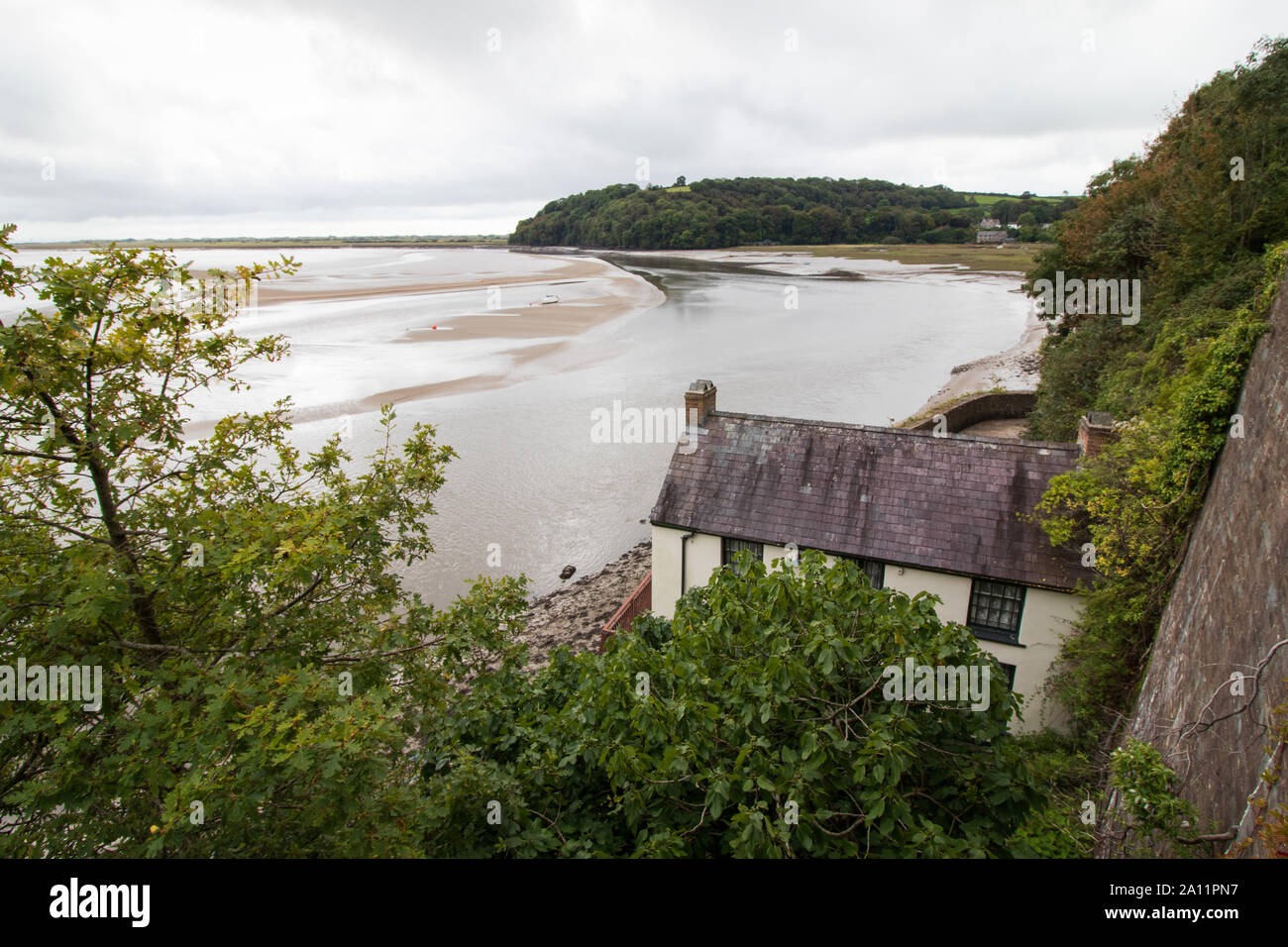 The house in the estuary of Laugharne where Dylan Thomas wrote poetry ...