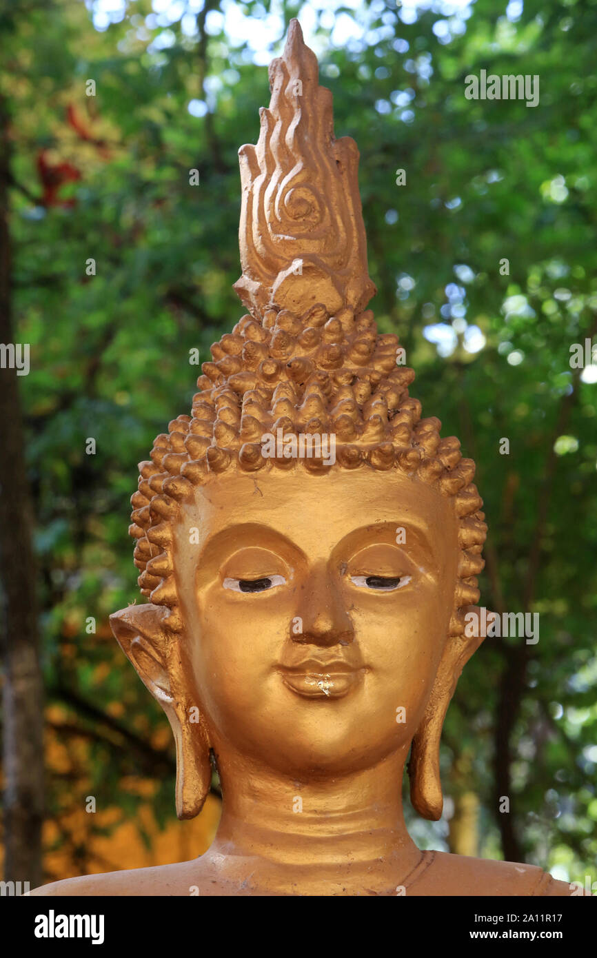 Adoratrice. Wat Simuong. Wat Si Muang. Vientiane. Laos. / Worshiper ...