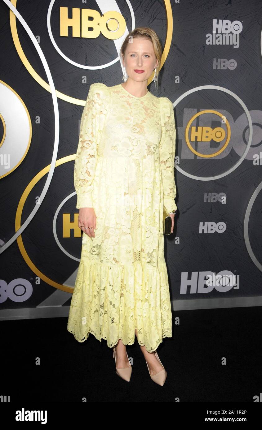 West Hollywood, CA. 22nd Sep, 2019. Mamie Gummer at arrivals for HBO ...