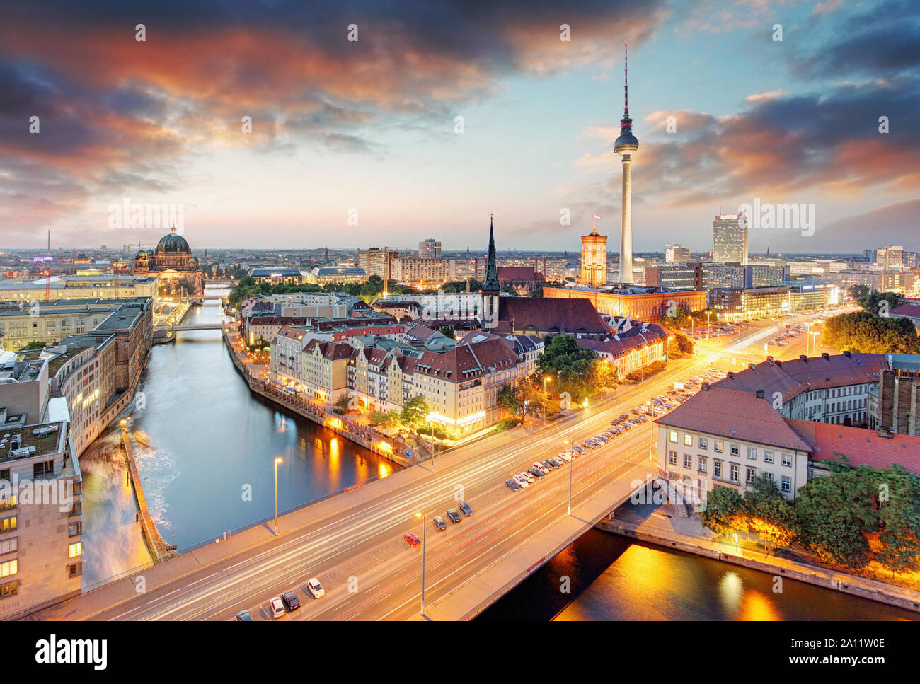 Germany, Berlin cityscape Stock Photo - Alamy