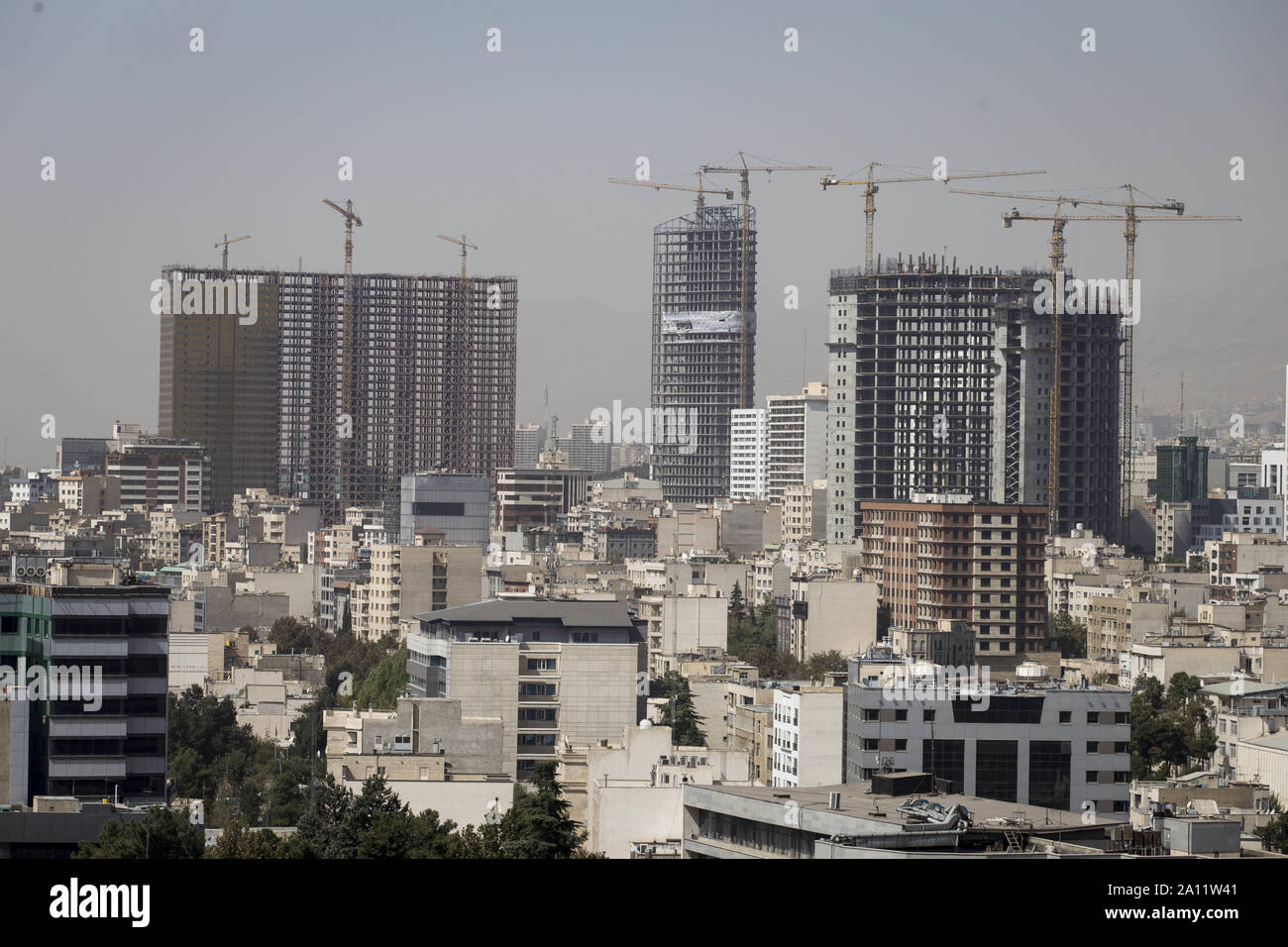 September 23, 2019, Tehran, IRAN: A general view of the Iranian capital ...