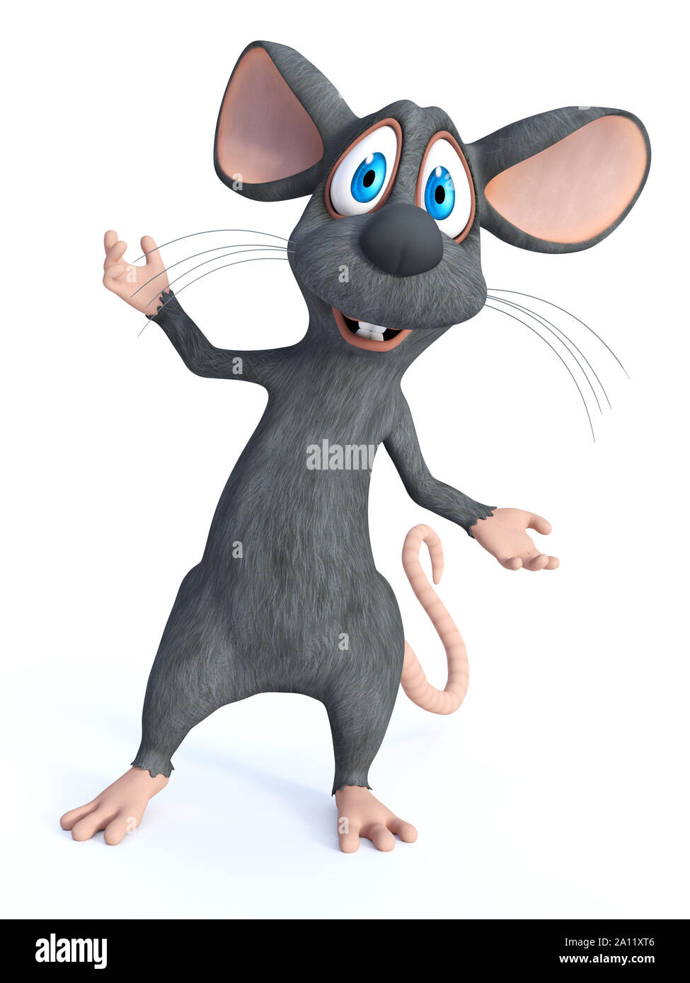 Happy cartoon rat standing smiling hi-res stock photography and images ...