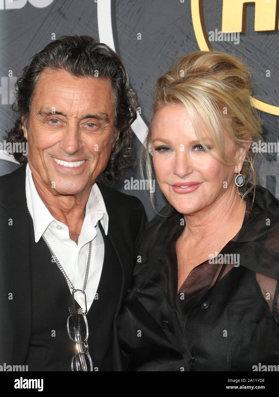 WEST HOLLYWOOD, CA - SEPTEMBER 22: Ian McShane, Gwen Humble, at the ...