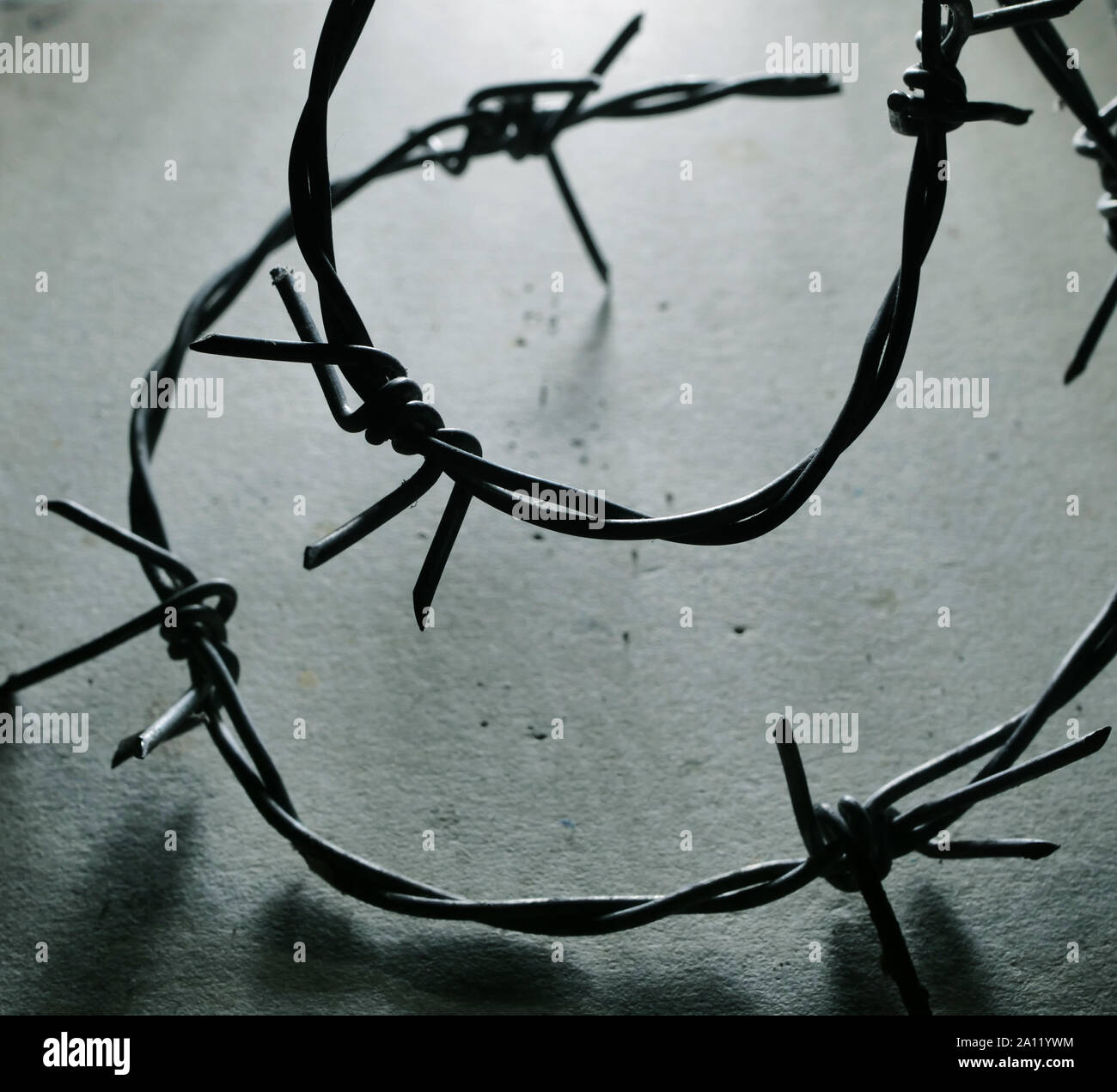 Barbed wire wrap hi-res stock photography and images - Alamy