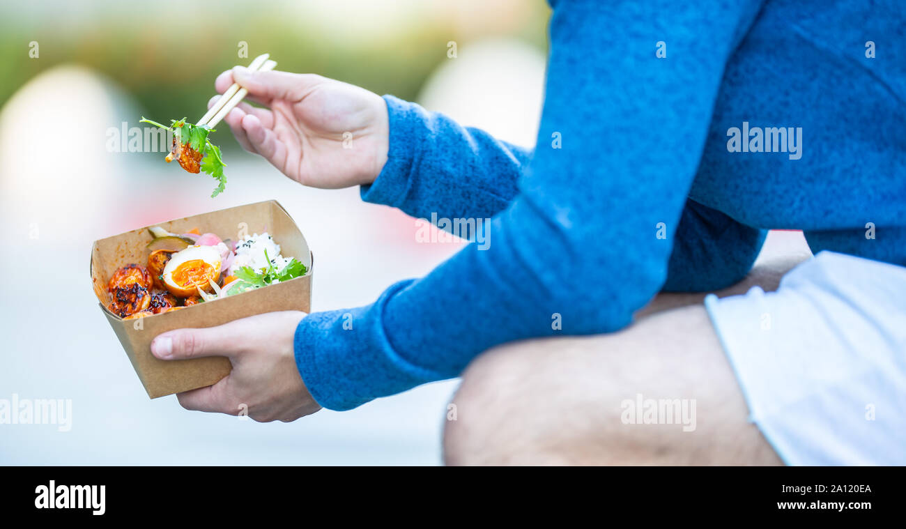Mans lunch box hi-res stock photography and images - Alamy