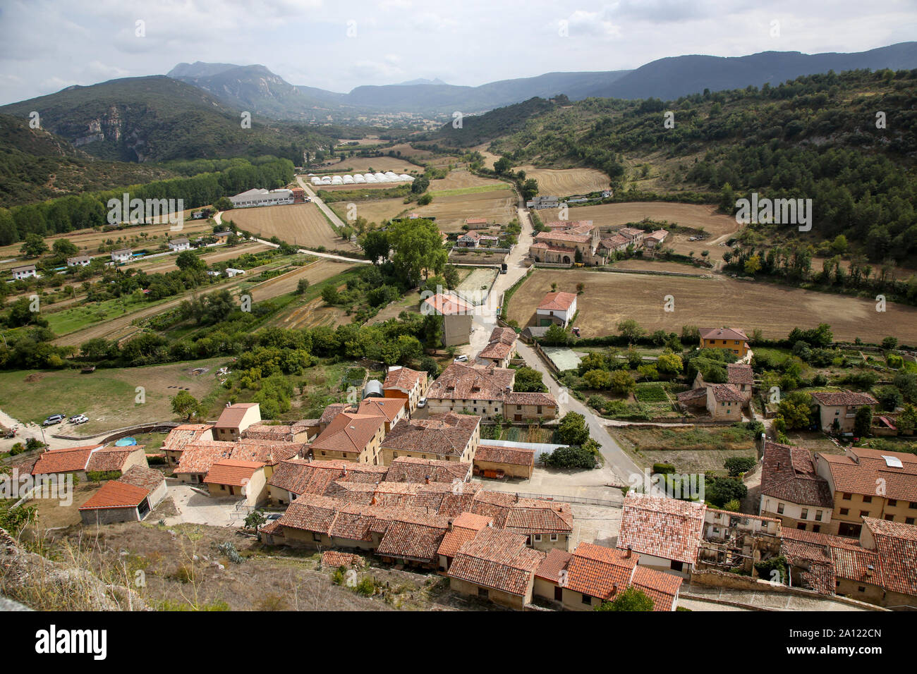 San Vincente Church, Frias, Spain Stock Photo - Alamy