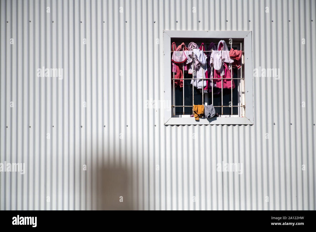 The slum Villa 31 in the district Retiro in Buenos Aires. | usage ...