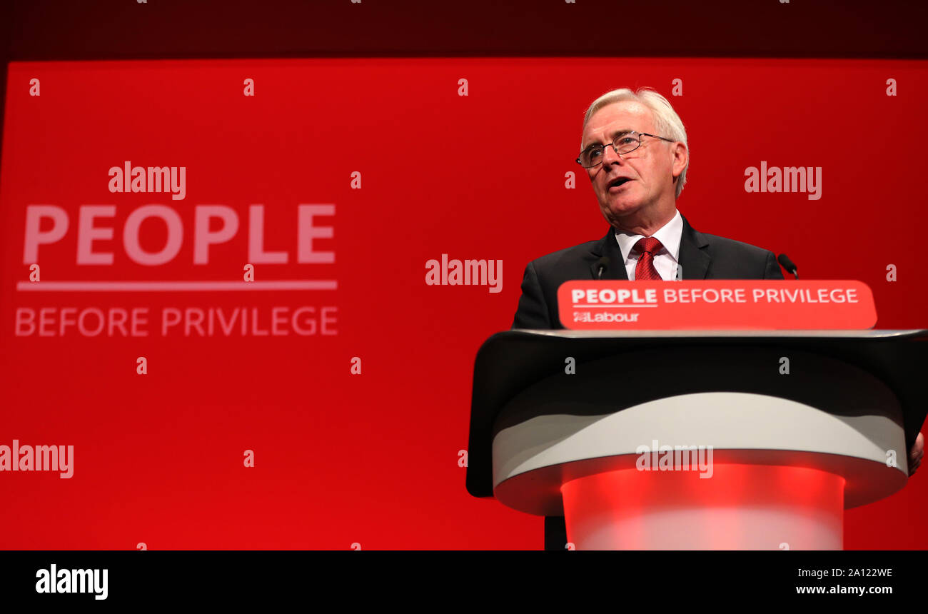 JOHN MCDONNELL, 2019 Stock Photo - Alamy