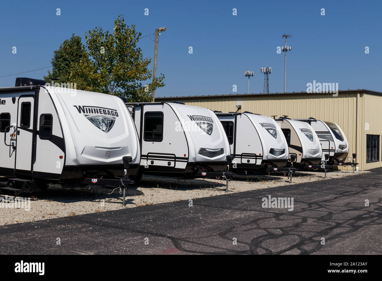 Indianapolis - Circa September 2019: Winnebago Recreational Vehicles at ...