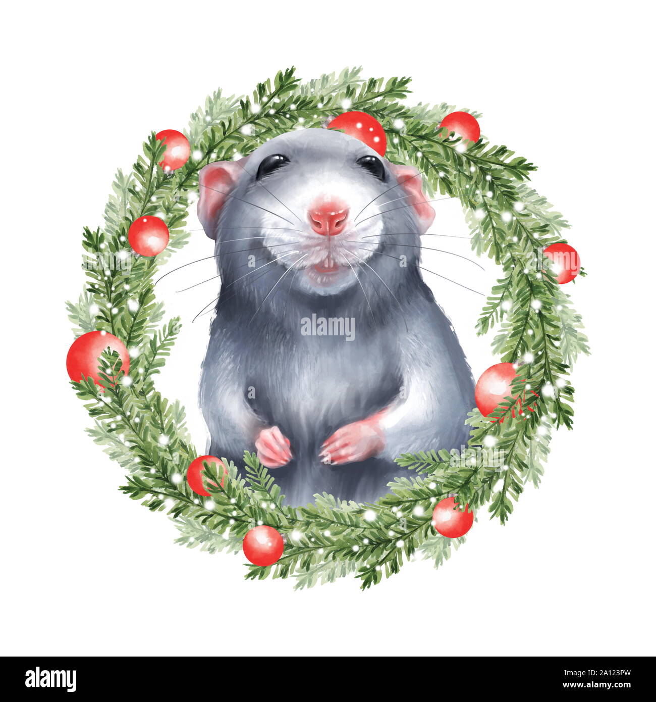 Cute Rats Christmas