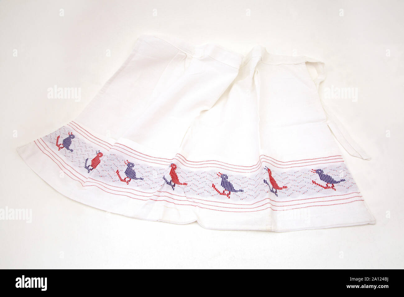 Vintage Greek Embroidered Apron Stock Photo - Alamy