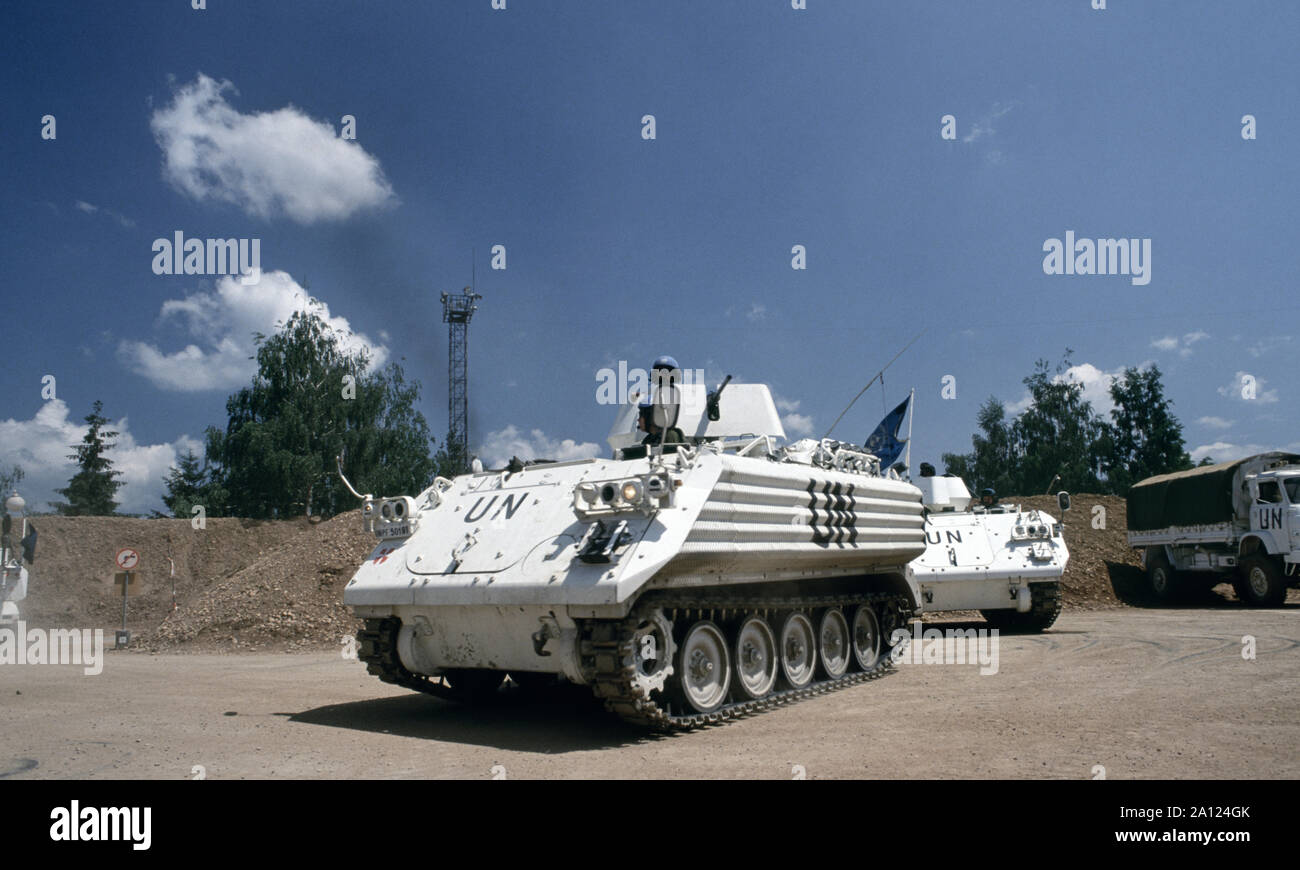 1st June 1993 During the Siege of Sarajevo: Danish YPR-765 AIFV/APCs ...