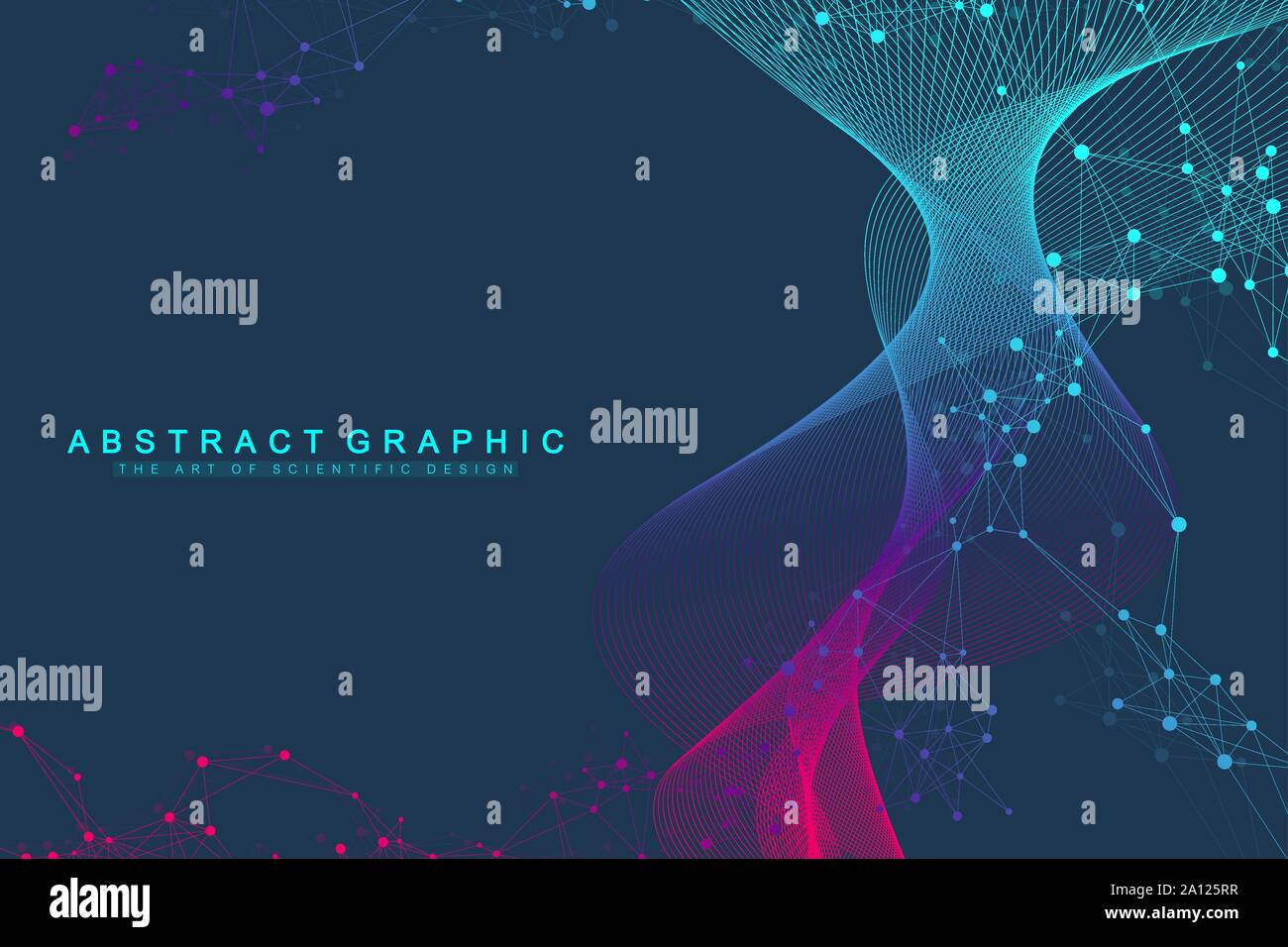Big Genomic Data Visualization. DNA helix, DNA strand, DNA Test ...