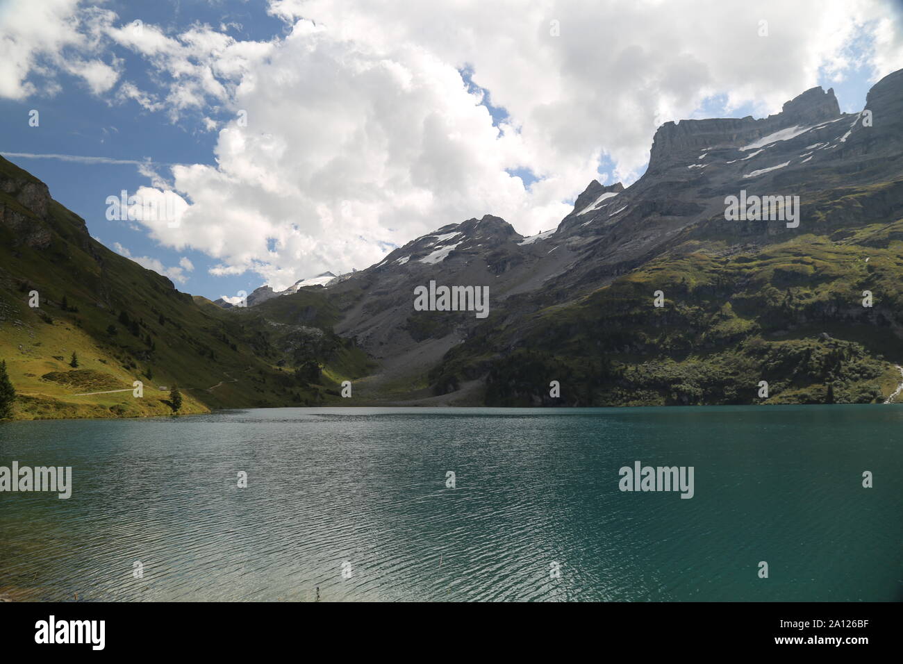 Engstlensee Lake, Mount Titlis, Engleberg Switzerland Stock Photo - Alamy