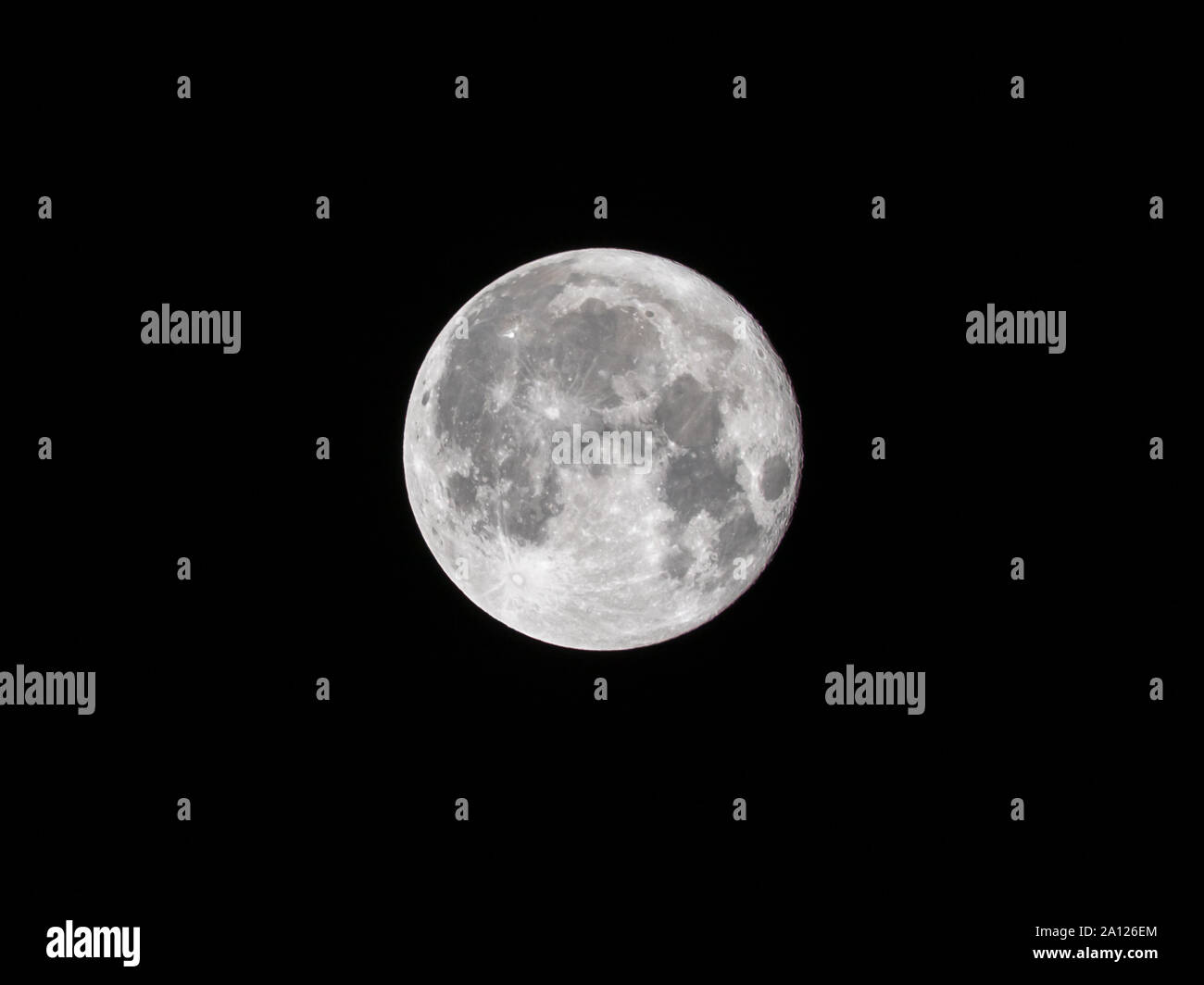 Full moon, spectacular astronomical event. The moon photographed here ...