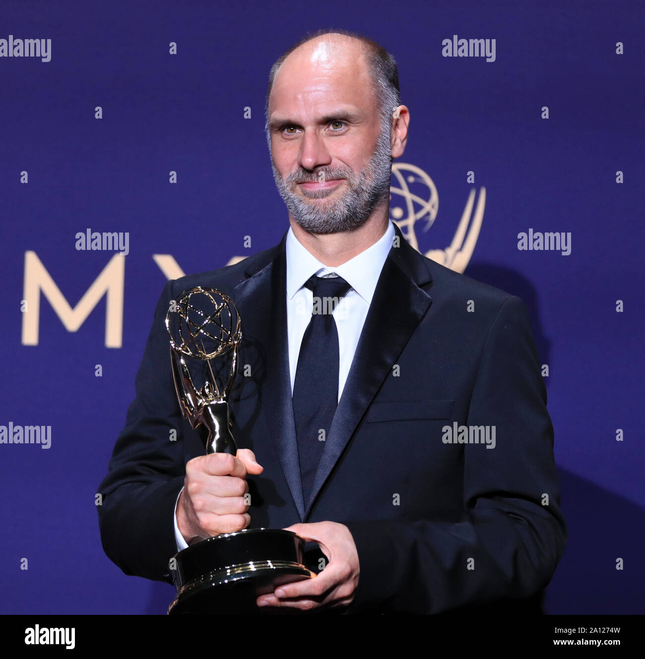 Los Angeles, USA. 22nd Sep, 2019. Actor Jesse Armstrong poses with the ...