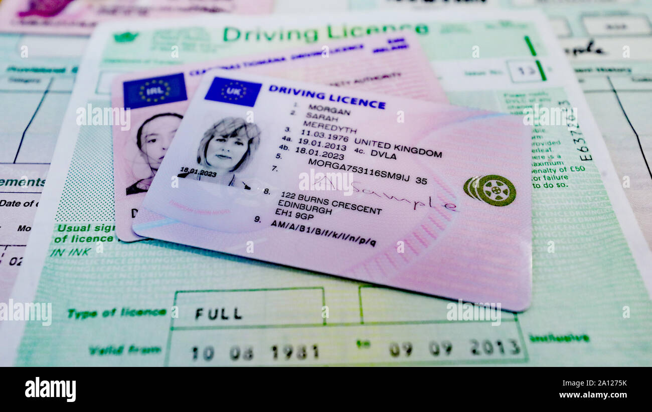 Irish driver license hi-res stock photography and images - Alamy