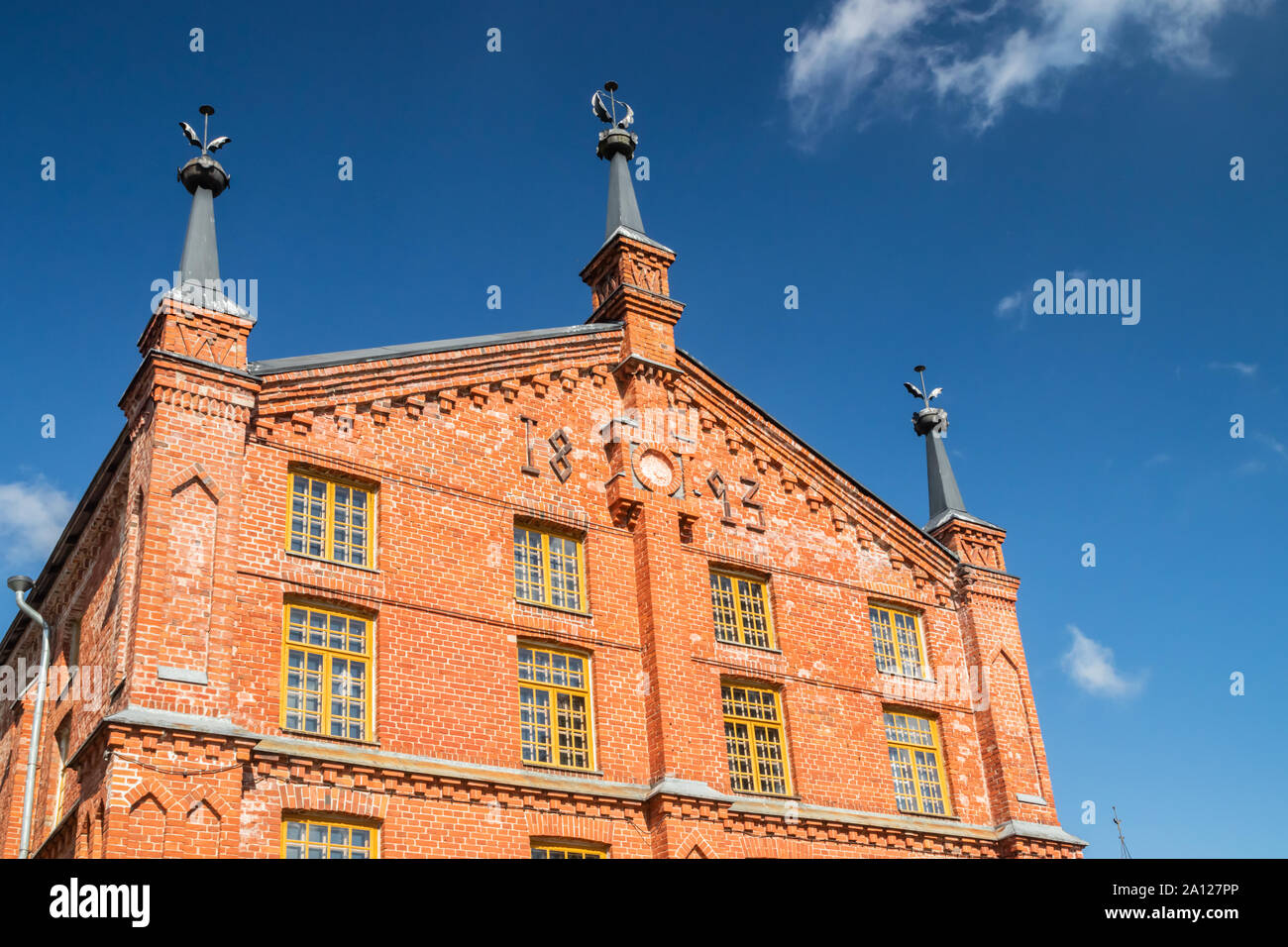 Kouvola, Finland - 2 September 2019: The Verla Mill museum Groundwood ...