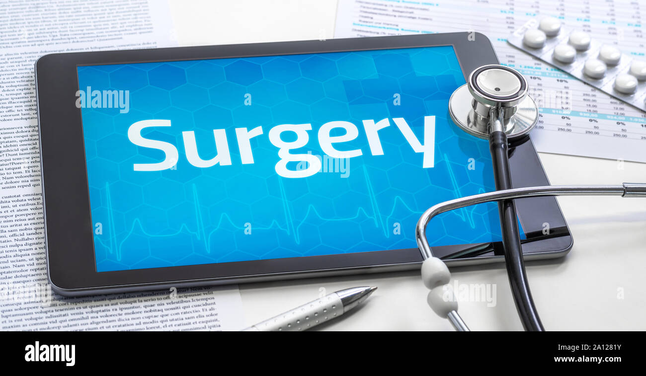 Surgeon surgery medicine word hi-res stock photography and images - Alamy