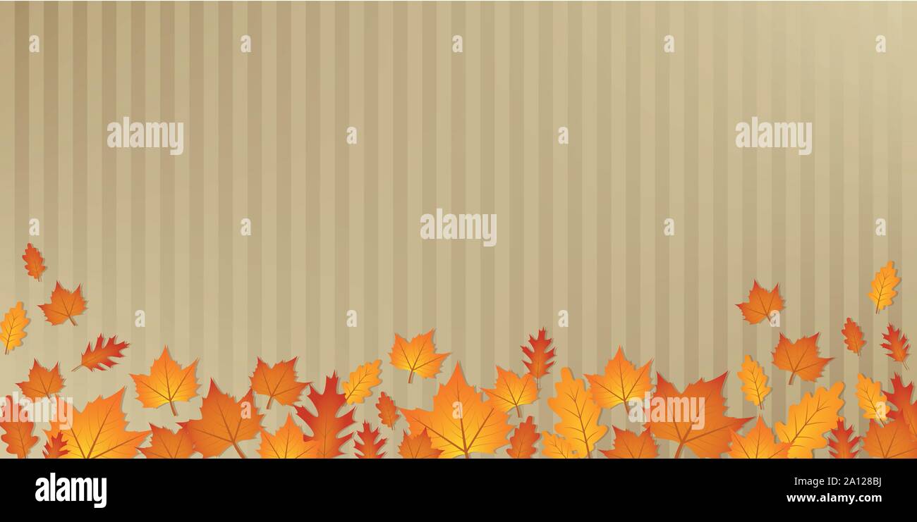 Falling maple leaves paper Stock Vector Images - Alamy