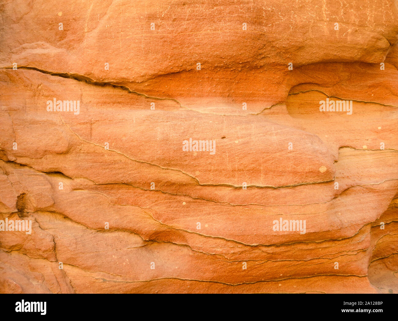 texture of orange stone rock in a colored canyon closeup Stock Photo ...