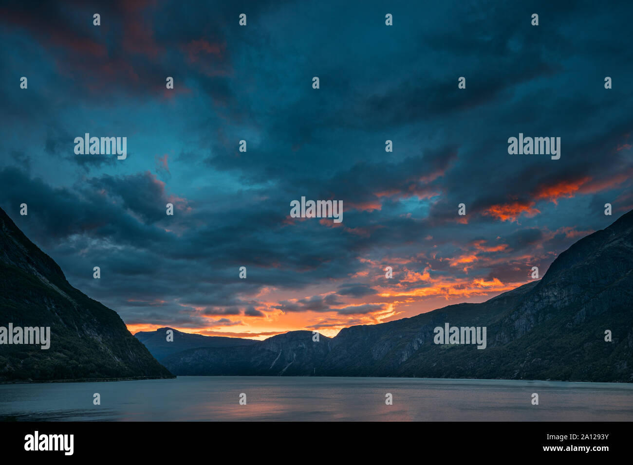 Eidfjord, Hordaland County, Hardanger Region, Hardangerfjord, Norway ...