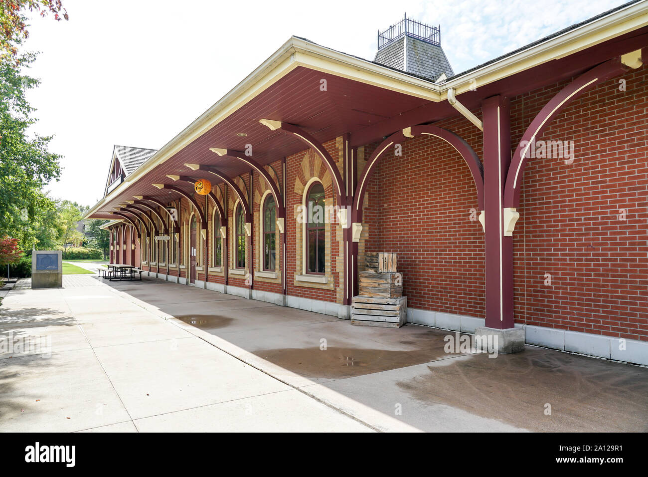 Converted Train Station and now Museum in Collingwood, Ontario, Canada ...