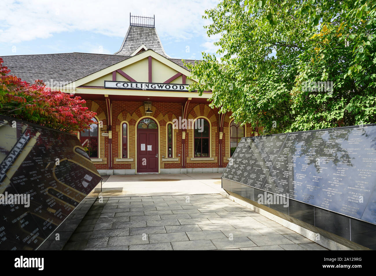 Converted Train Station and now Museum in Collingwood, Ontario, Canada ...