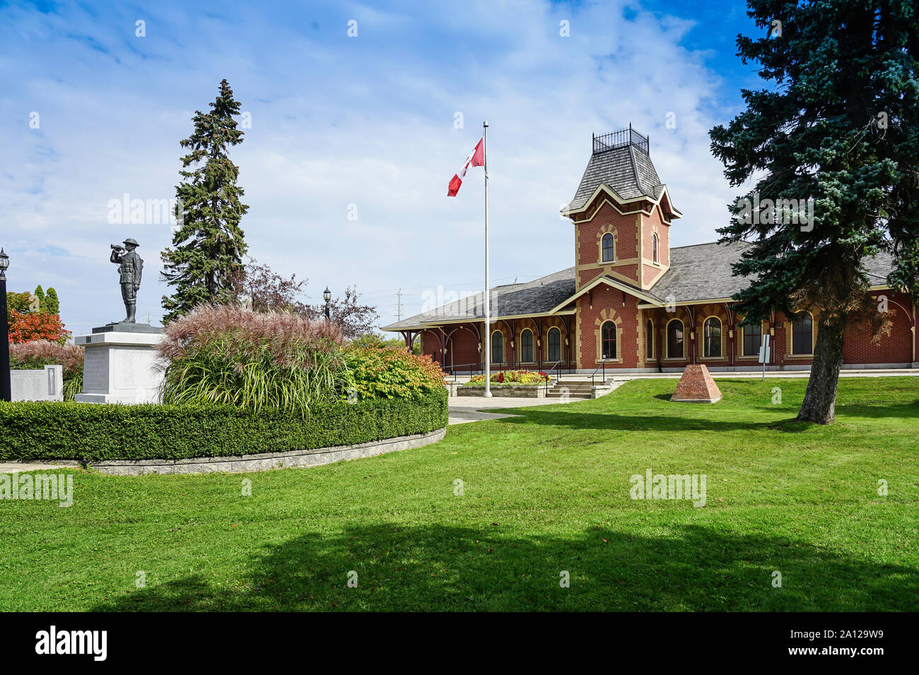 Converted Train Station and now Museum in Collingwood, Ontario, Canada ...